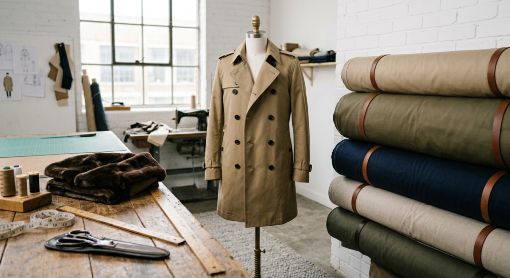 Trench Coat Fabric by the Yard | Global Fabric Wholesale